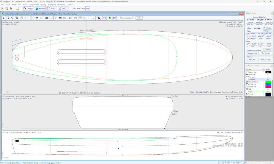 Shape3d : Surfboard Design Software